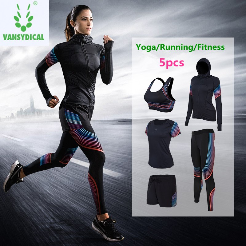Women's Sports Suits 5pcs Clothes Set - Mountainotes LCC Outdoors and ...